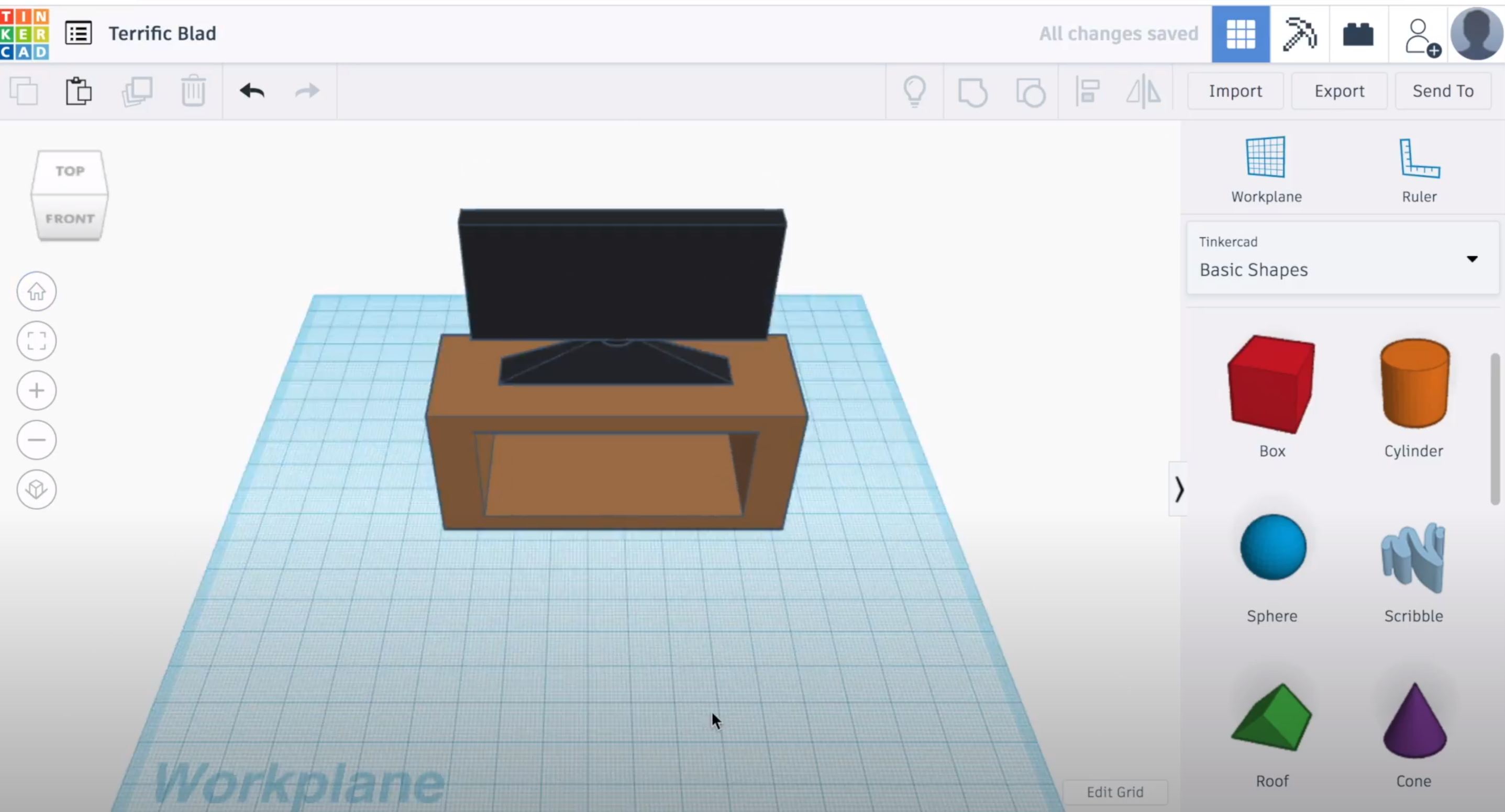 TinkerCAD Tutorial: Netflix on Television - Kodeclik