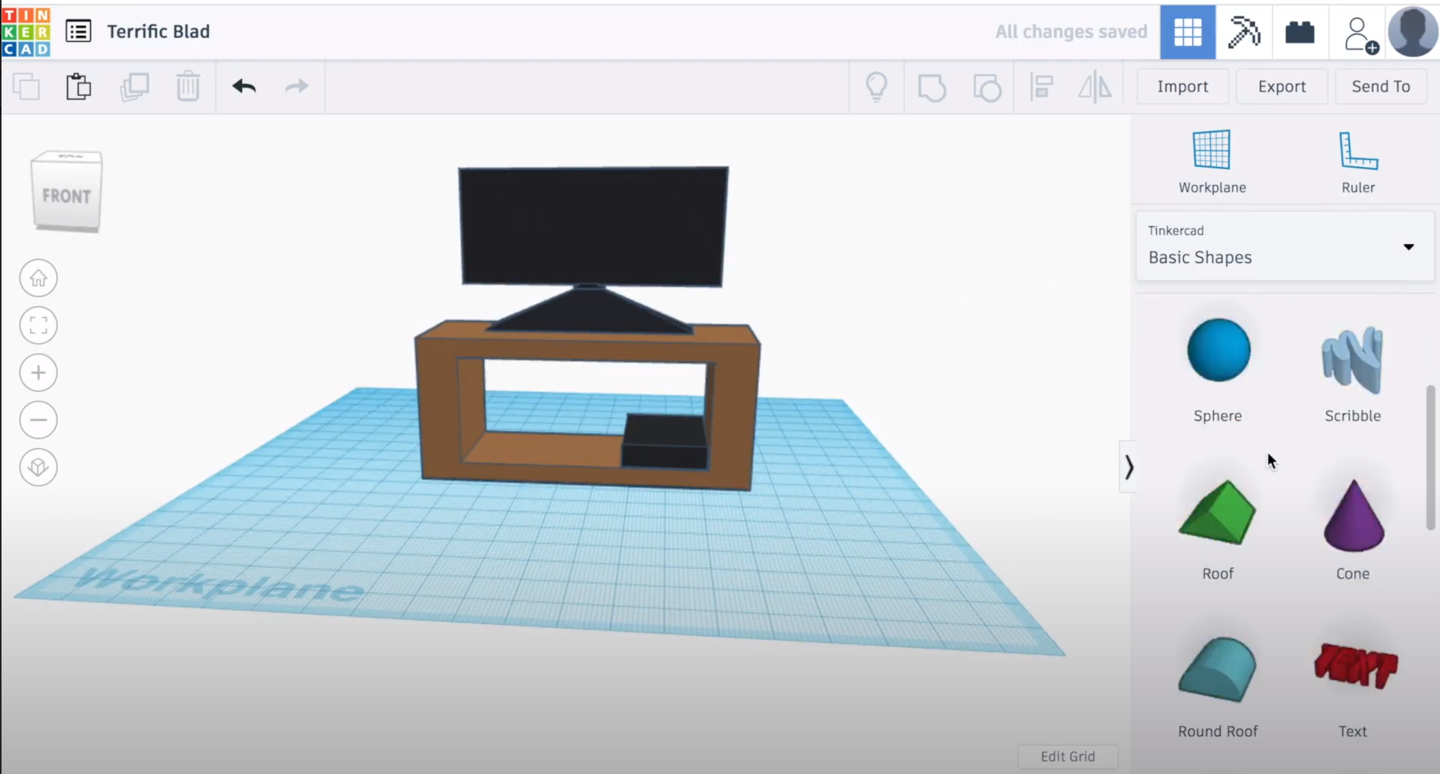 TinkerCAD Tutorial: Netflix on Television - Kodeclik